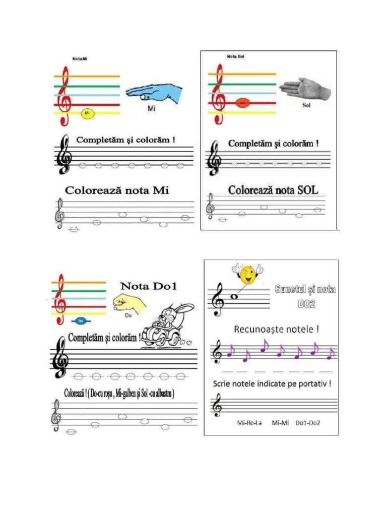 Imagini Note Muzicale | PDF