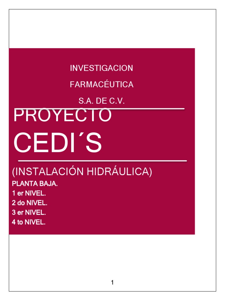 Proyecto: Cedi S | PDF