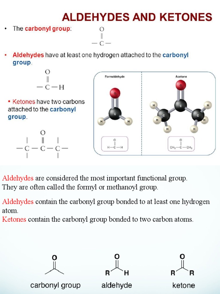 Aldehydes | PDF | Ketone | Chemical Polarity