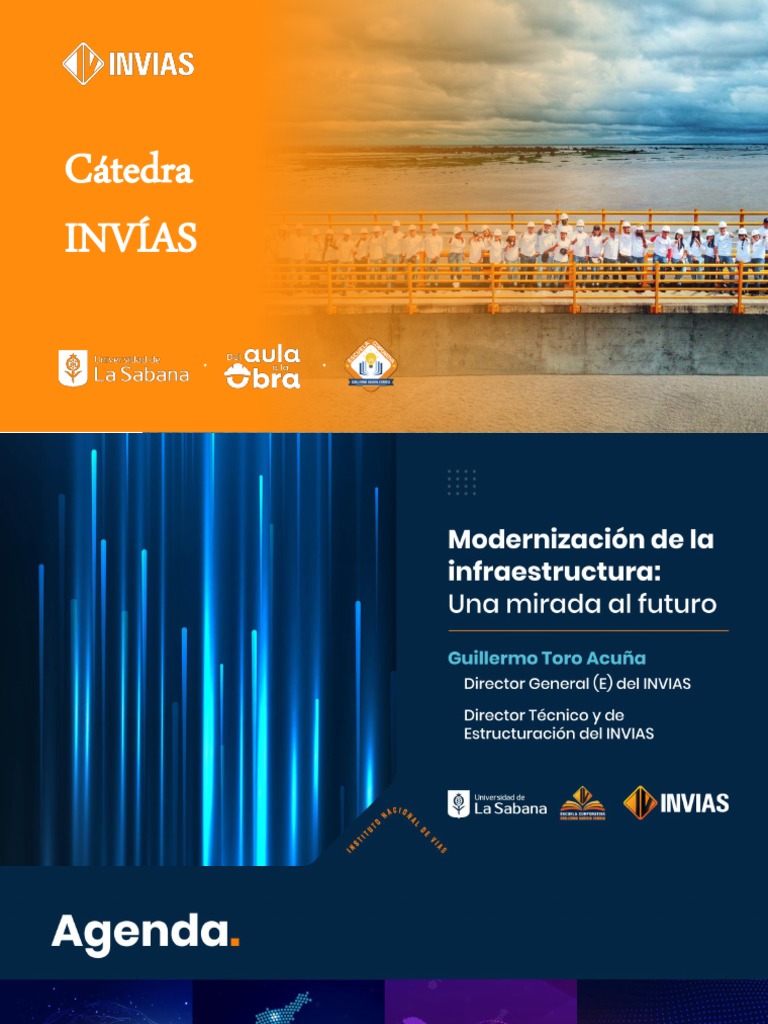 Cátedra Invias - Presentación Ing. Guillermo Toro | PDF | Infraestructura | Energía eólica