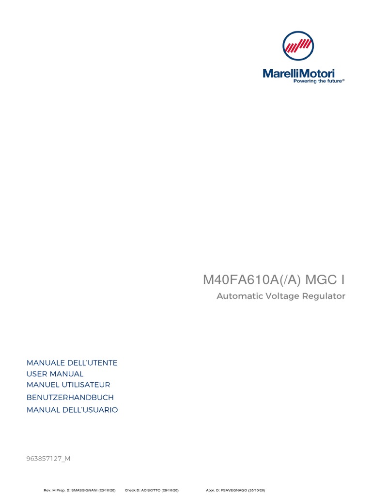 Marelli MF40F640manual | PDF