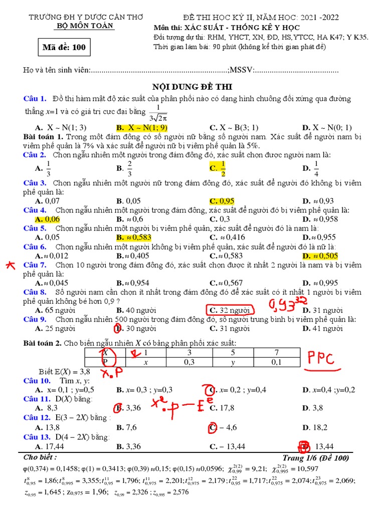 K47 - HKII 2021 - 2022 Ma de 100 1 PDF | PDF