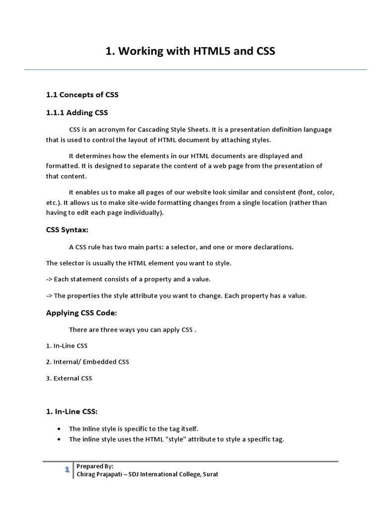 Html5 And Css Forms Guide Pdf Html Element Hyperlink