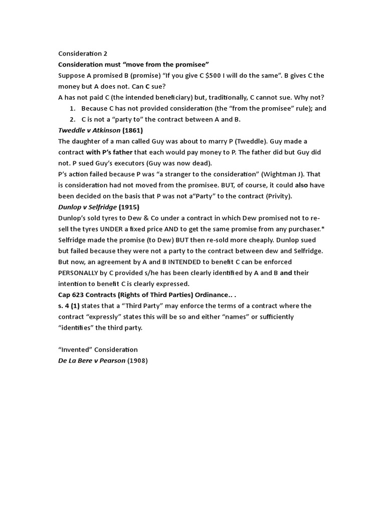Consideration 2 | PDF