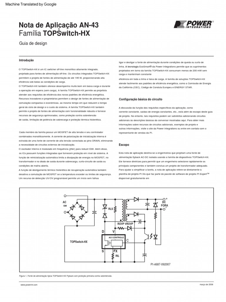 An43 1 | PDF | Fonte de energia | Diodo