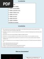 Uncertainty Worksheet | PDF | Significant Figures | Teaching Mathematics