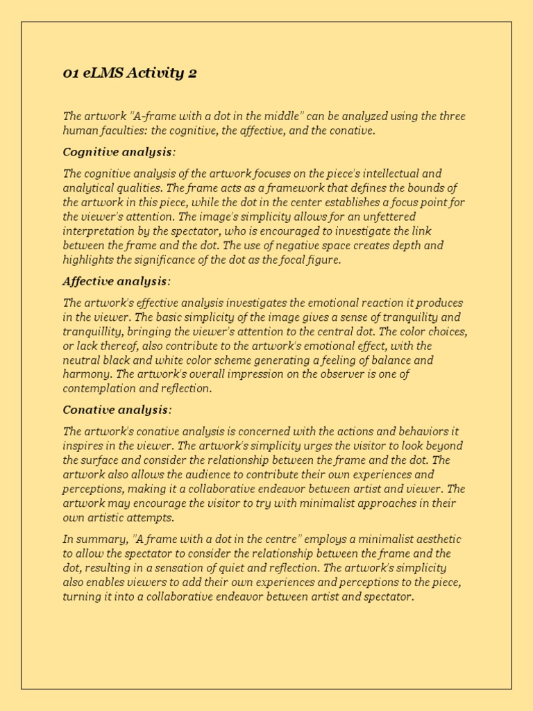01 eLMS Activity 2 ArtAp | PDF
