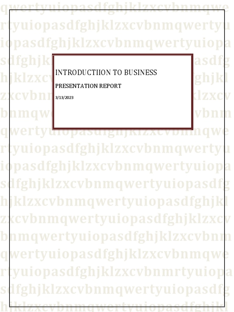 BUSINESS Project | PDF | E Commerce | Brand