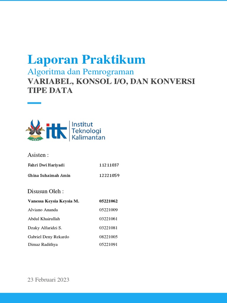 Vanessa Keysia - 05221062 - LP1 | PDF