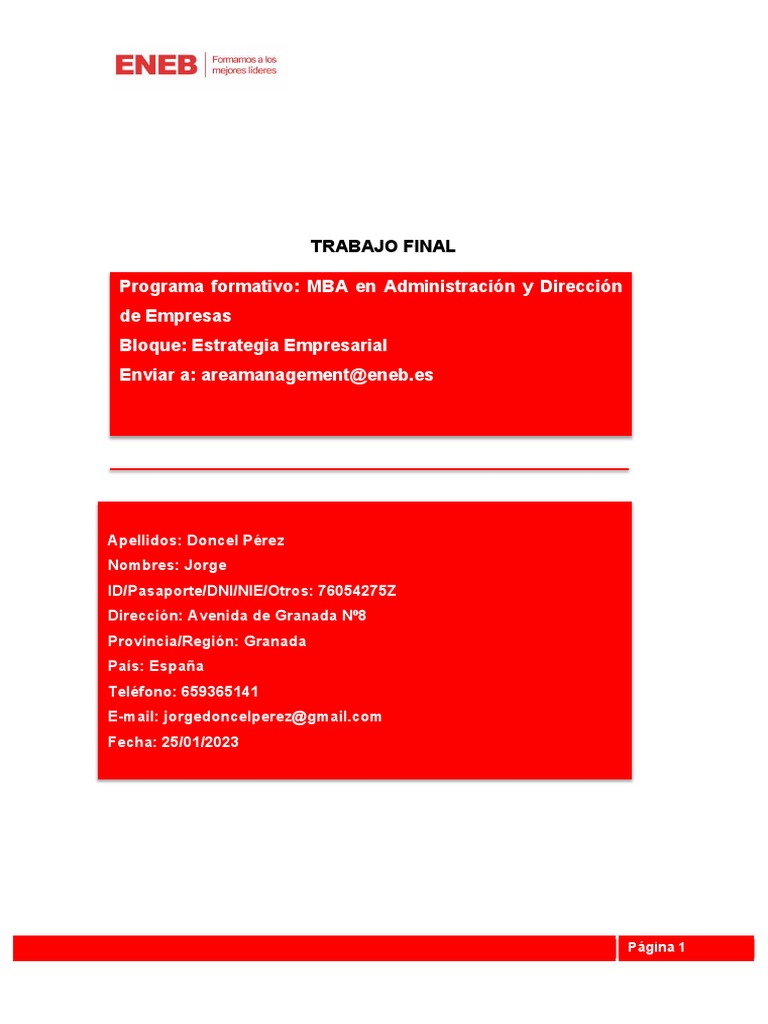 Estrategia Empresarial para BACHI Barcelona | PDF | Marca | Mercado (economía)