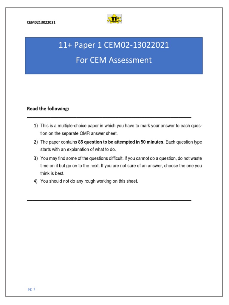 CEM02 Paper Pack202106220427571624375677 PDF | PDF | Genetics | Gene