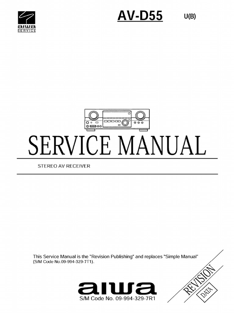 Aiwa AV-D55-Service-Manual | PDF