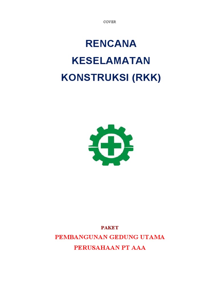 CONTOH Rencana Keselamatan Konstruksi RKK 1 | PDF