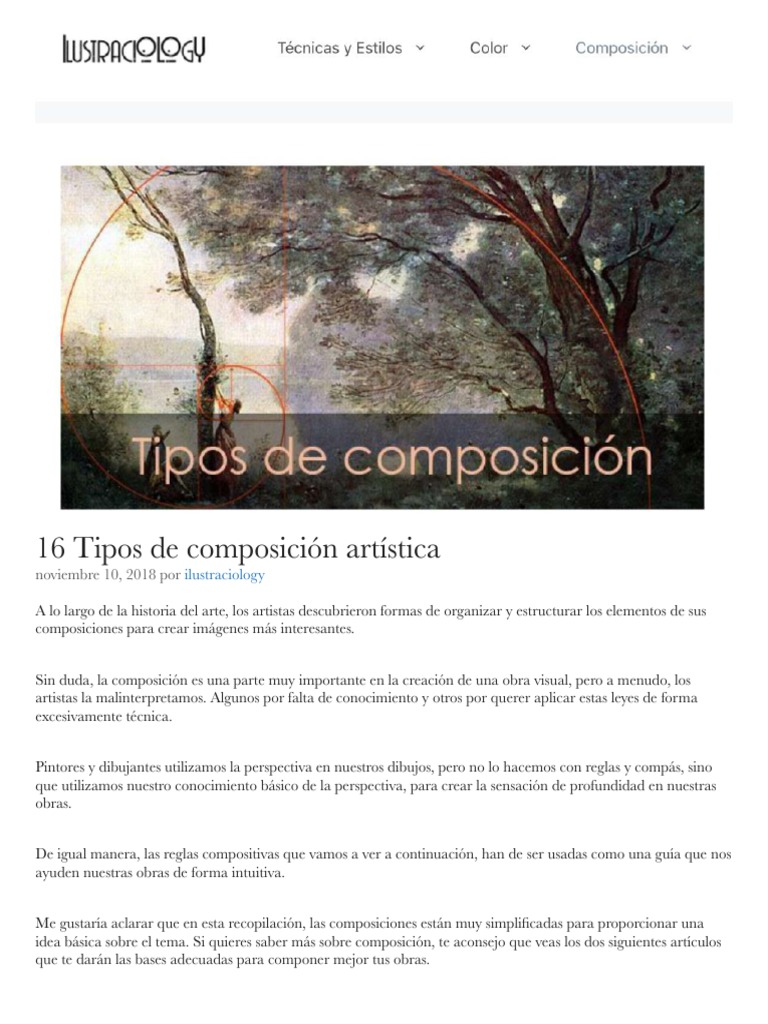 16 Tipos de Composición Artística - Compressed | PDF | Composición ...