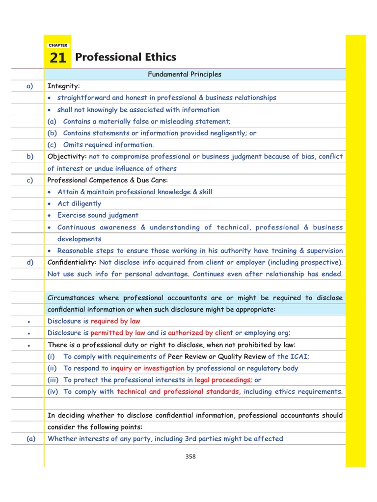 Professional Ethics | PDF | Confidentiality | Financial Audit
