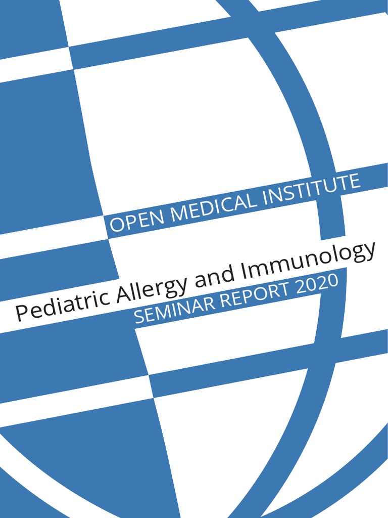 714 - Pediatric Allergy and Immunology Report 2020 | PDF | Allergy ...
