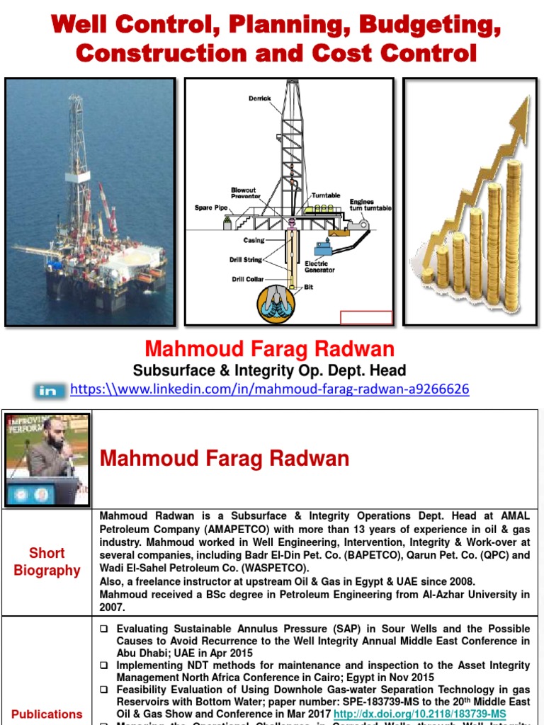 Well Control, Planning, Construction & Cost Control PDF | PDF | Blowout ...