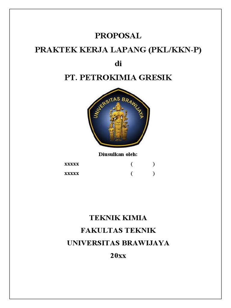 Proposal PKL PT - Petrokimia Gresik | PDF
