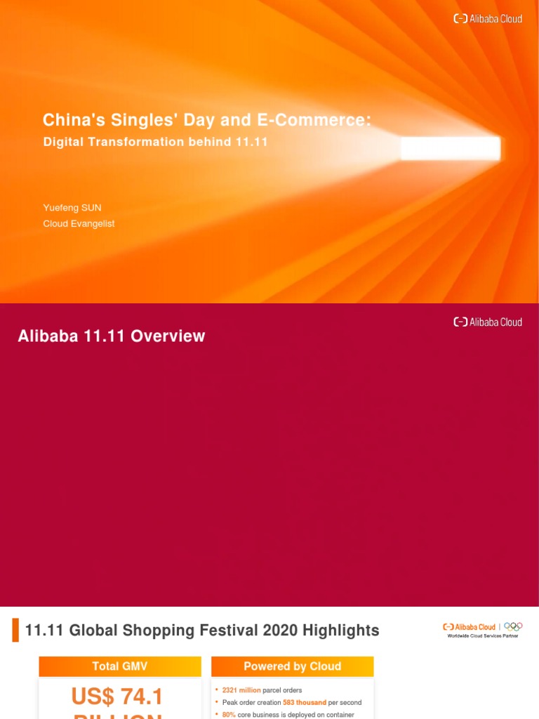 Alibaba Cloud Presentation | Download Free PDF | Retail | Alibaba Group