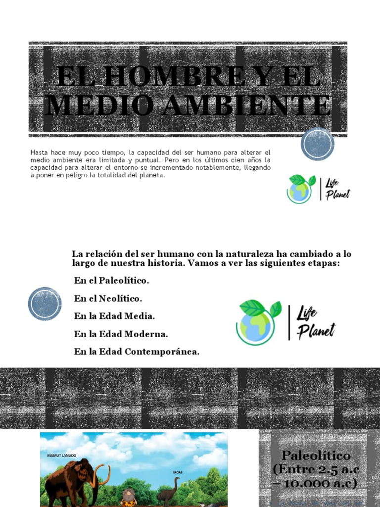 Evolución del impacto humano en la naturaleza | PDF | Agricultura ...