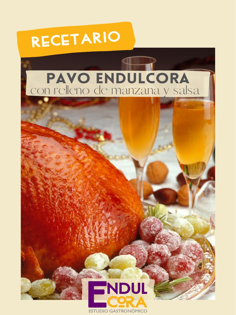 Recetario Pavo Endulcora2023 | PDF | Relleno | Sopa de pollo