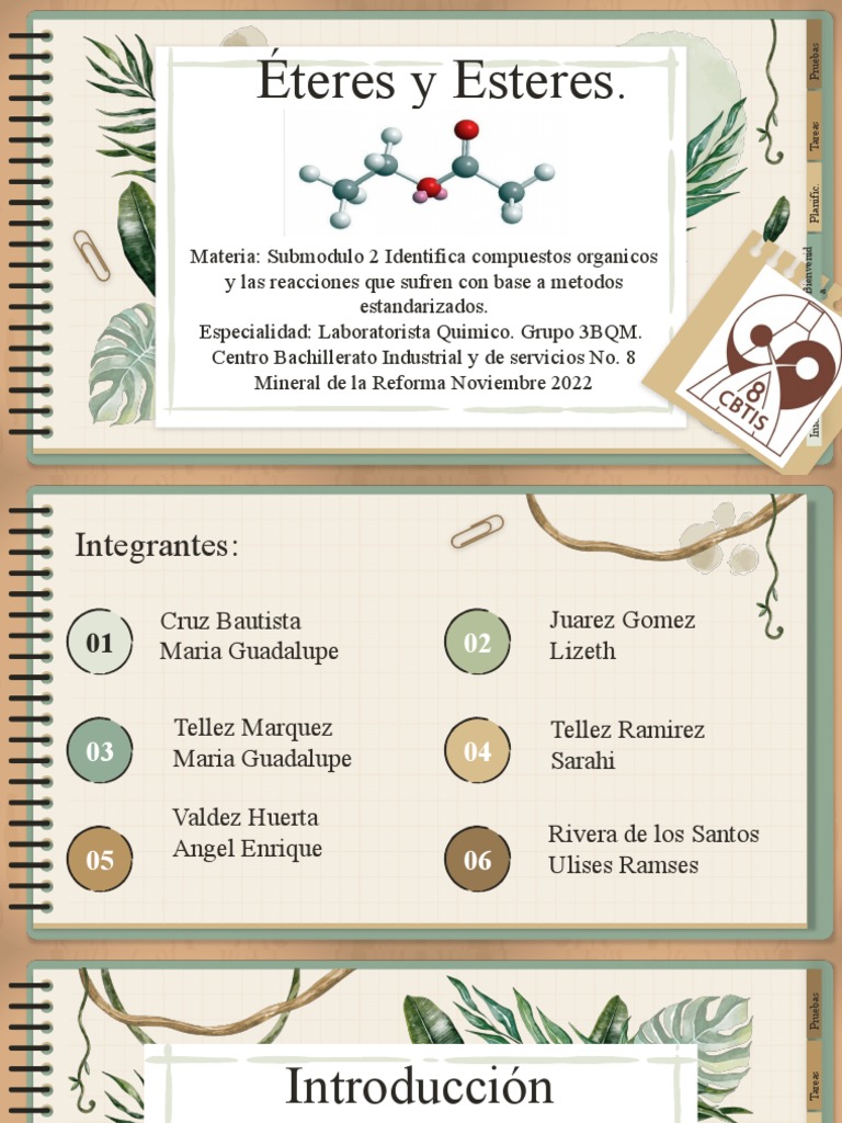 Eteres_y_Esteres | PDF | Ester | Éter