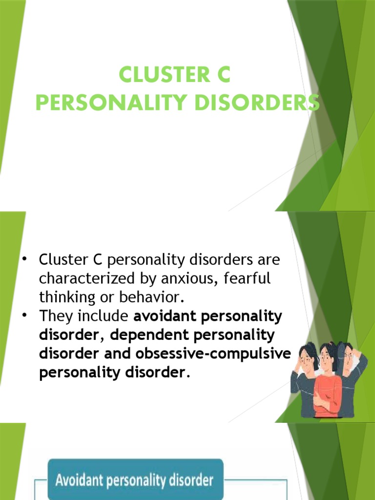 Understanding Cluster C Disorders | PDF | Obsessive–Compulsive Disorder | Anxiety