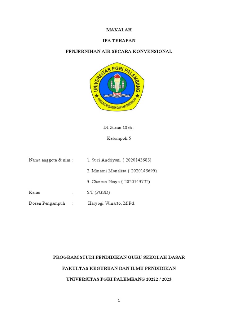 Makalah Ipa Terapan Kel5 | PDF