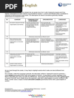 B1 Speaking Assessment Chart | PDF | Speech | Grammar
