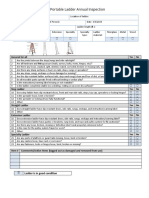 Ladder Inspection Checklist Template | PDF | Ladder | Mechanical ...