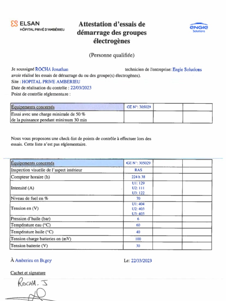 Attestation Essai Mensuel GE PDF | PDF