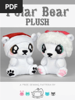 Free Capybara Plush Sewing Pattern | PDF | Sewing | Appliqué