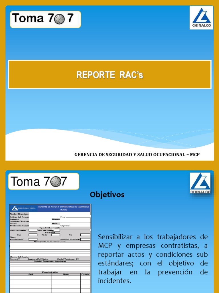 Reporte de Rac S | PDF