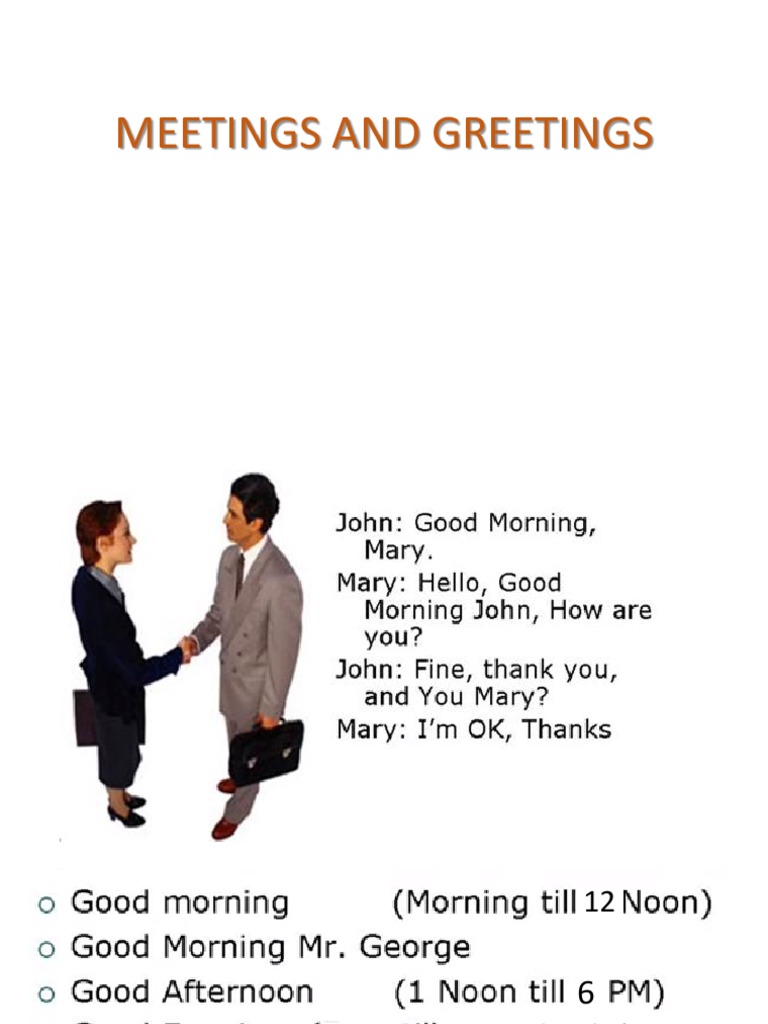 Meeting Greetings For Employees – RUWQ