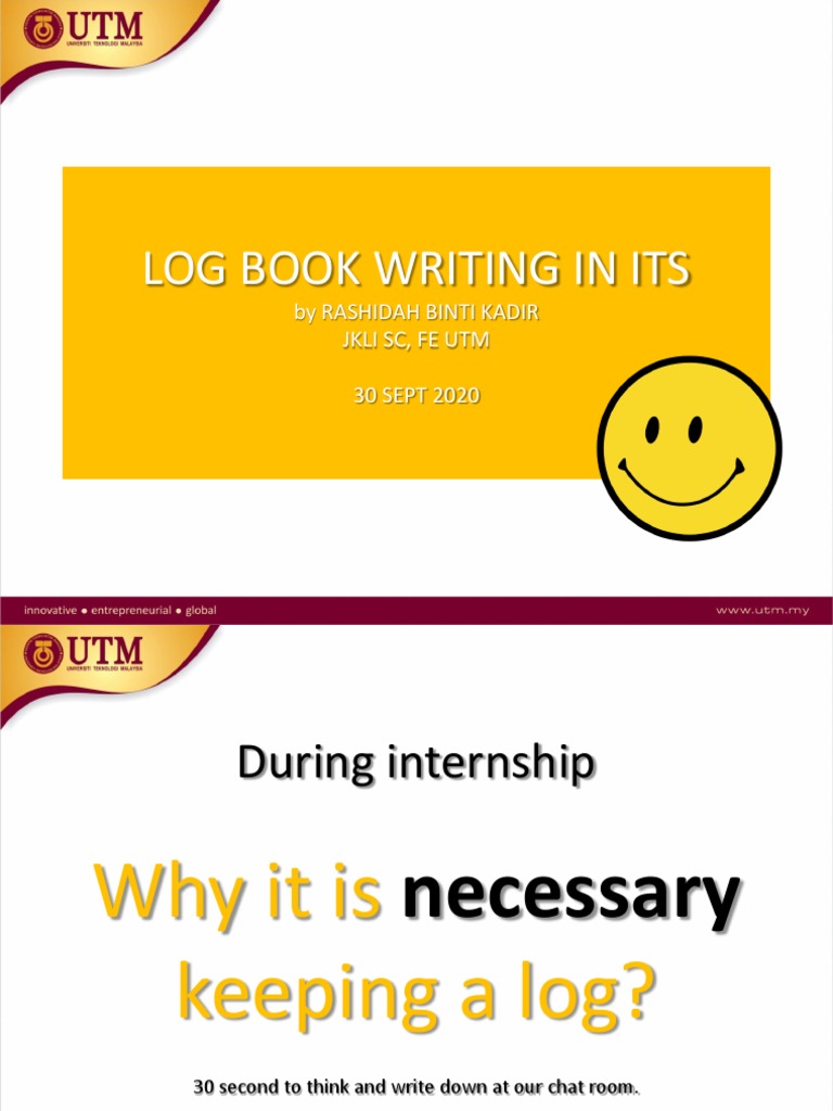 Taklimat Dan Guideline Log Book UTM | PDF | Login | Computing