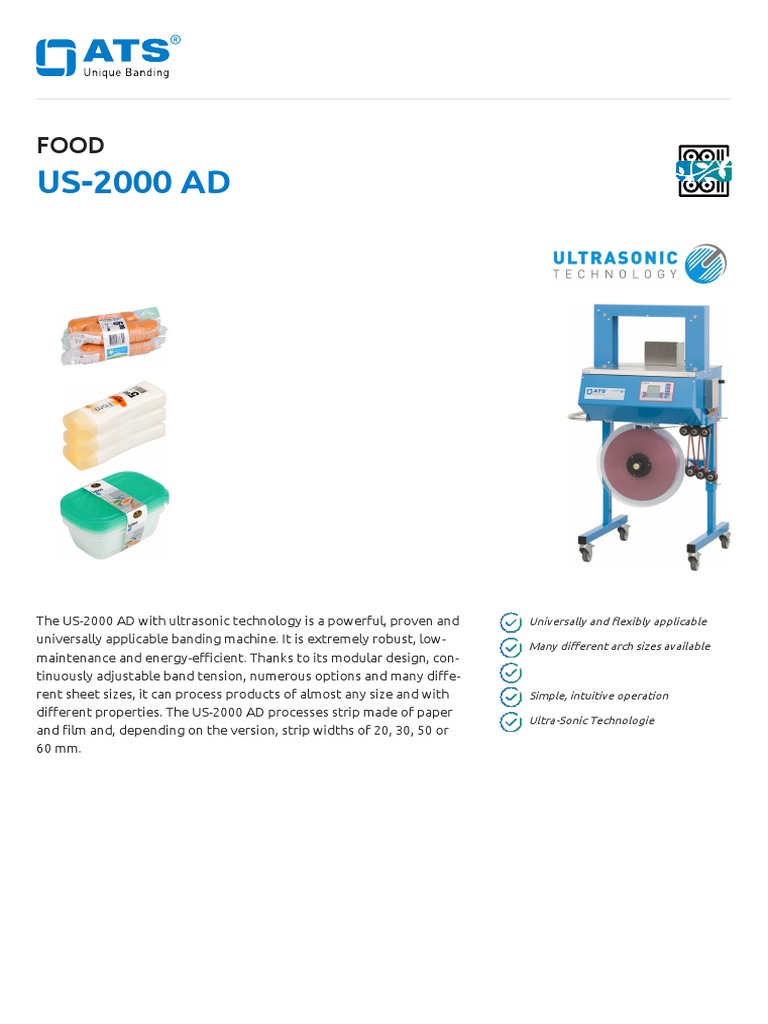 ATS US-2000 AD - Product Flyer - en PDF | PDF