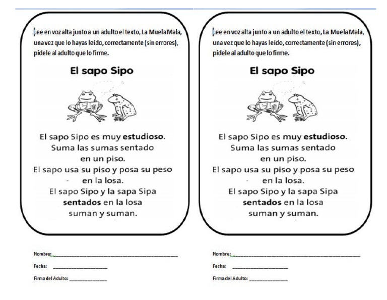 el sapo sipo | PDF