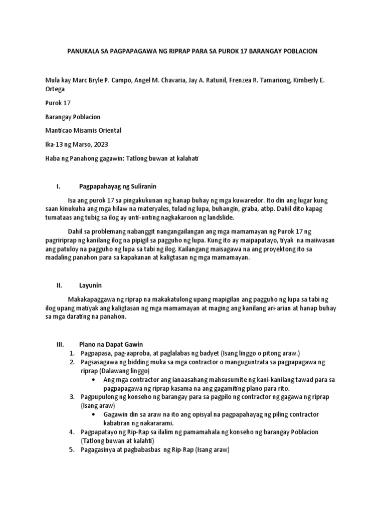 Project - Proposal (Student Made) | PDF