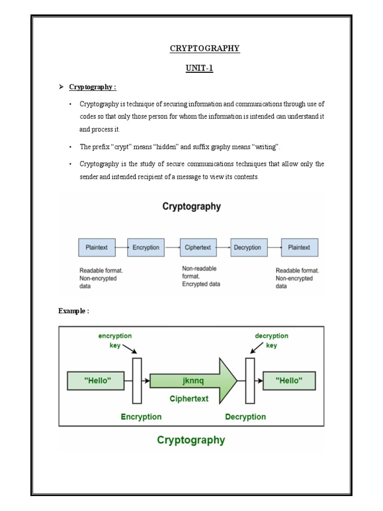 Cryptography | PDF | Cryptography | Key (Cryptography)