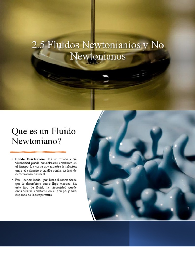 2.5 Fluidos Newtonianos y NO Newtonianos | PDF