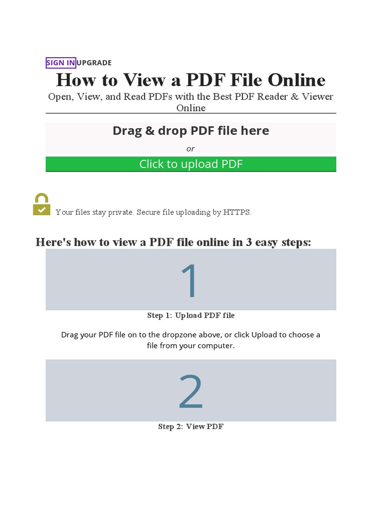 View PDF Files Online Easily | PDF | Computer File | Information Technology