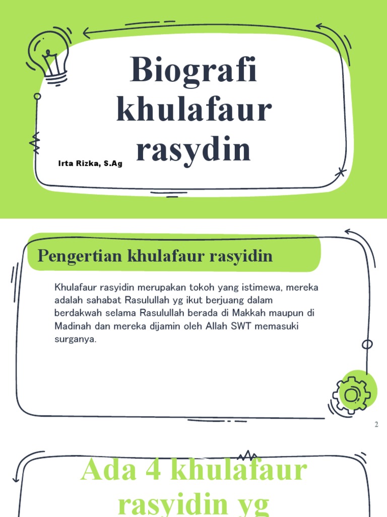 BIOGRAFI KHULAFAUR RASYIDIN | PDF