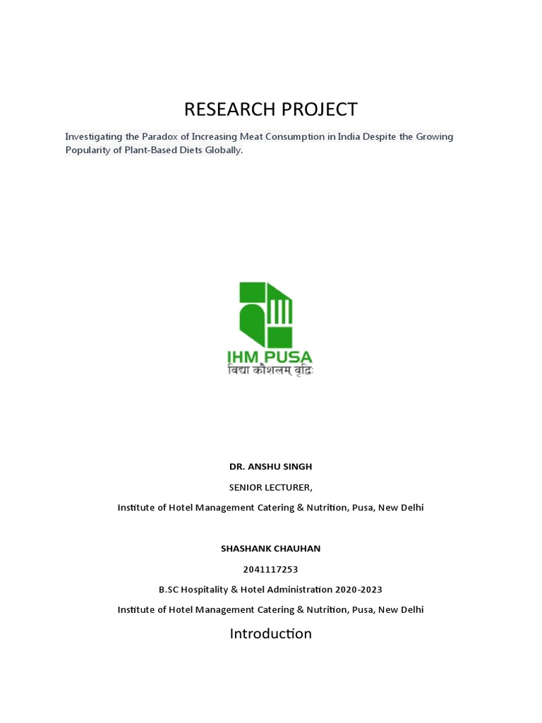 Meat Research | PDF | Meat | Diet (Nutrition)