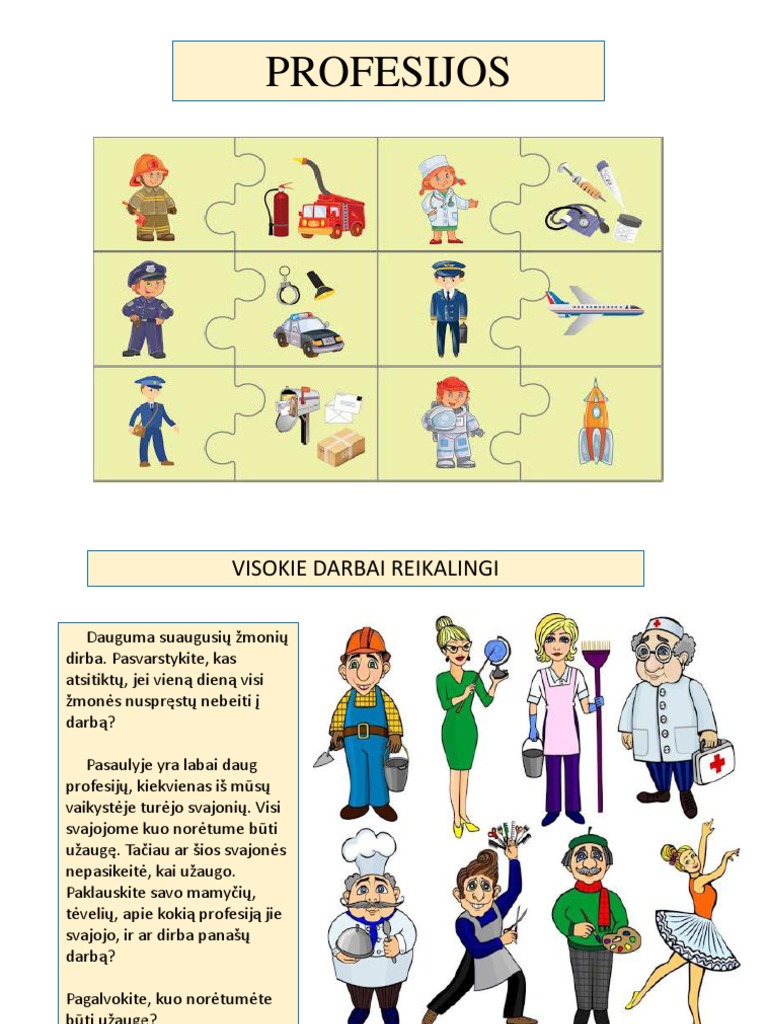 Profesijos PDF | PDF