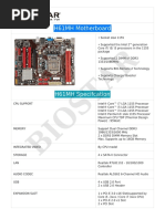 H57H-AM2 (v2.0) Motherboard Specs | PDF