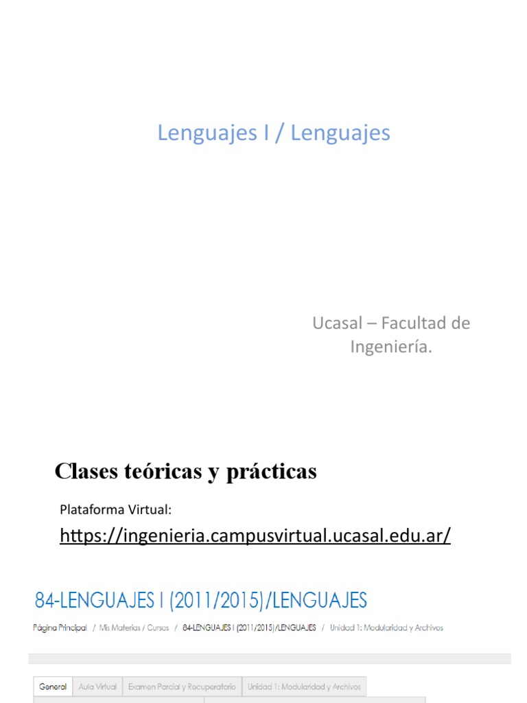Presentacion - Unidad 1 - Modularidad | PDF | Lenguaje de programación | Python (lenguaje de ...
