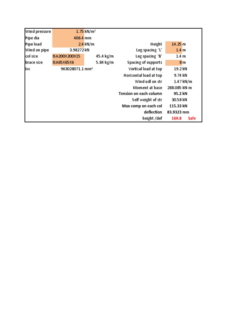 FL Tower-Wind Load Calculation | Download Free PDF | Civil Engineering ...