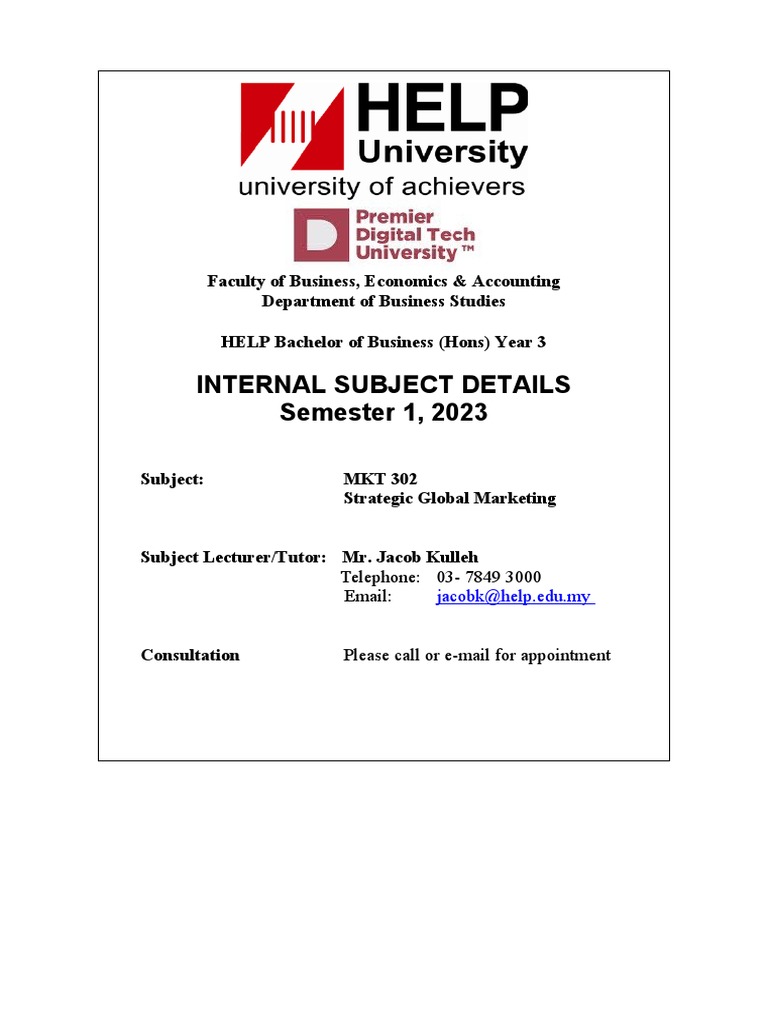 MKT302 Isd S1 2023 | PDF | Academic Dishonesty | Plagiarism