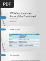 CPS. Cuestionario de Personalidad Situacional | PDF | Las emociones | Comportamiento