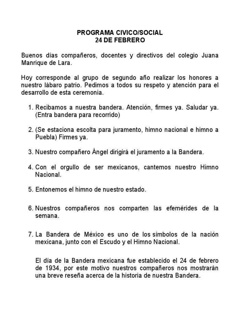 PROGRAMA CIVICO | PDF